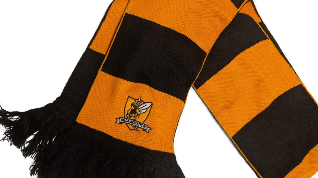 Embroidered Bar Scarf - Alloa Athletic FC