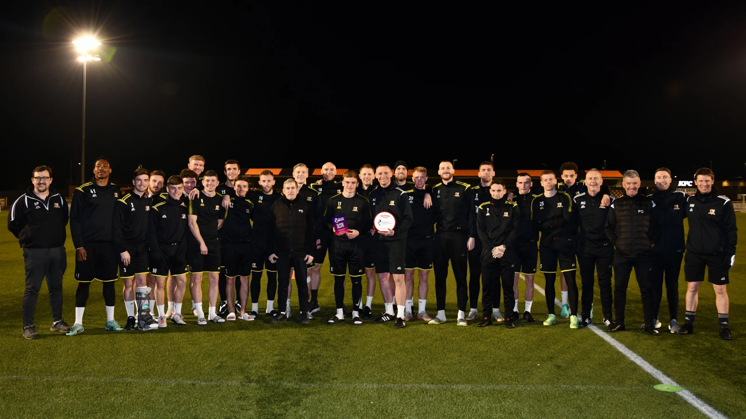 February Award winners - Alloa Athletic FC