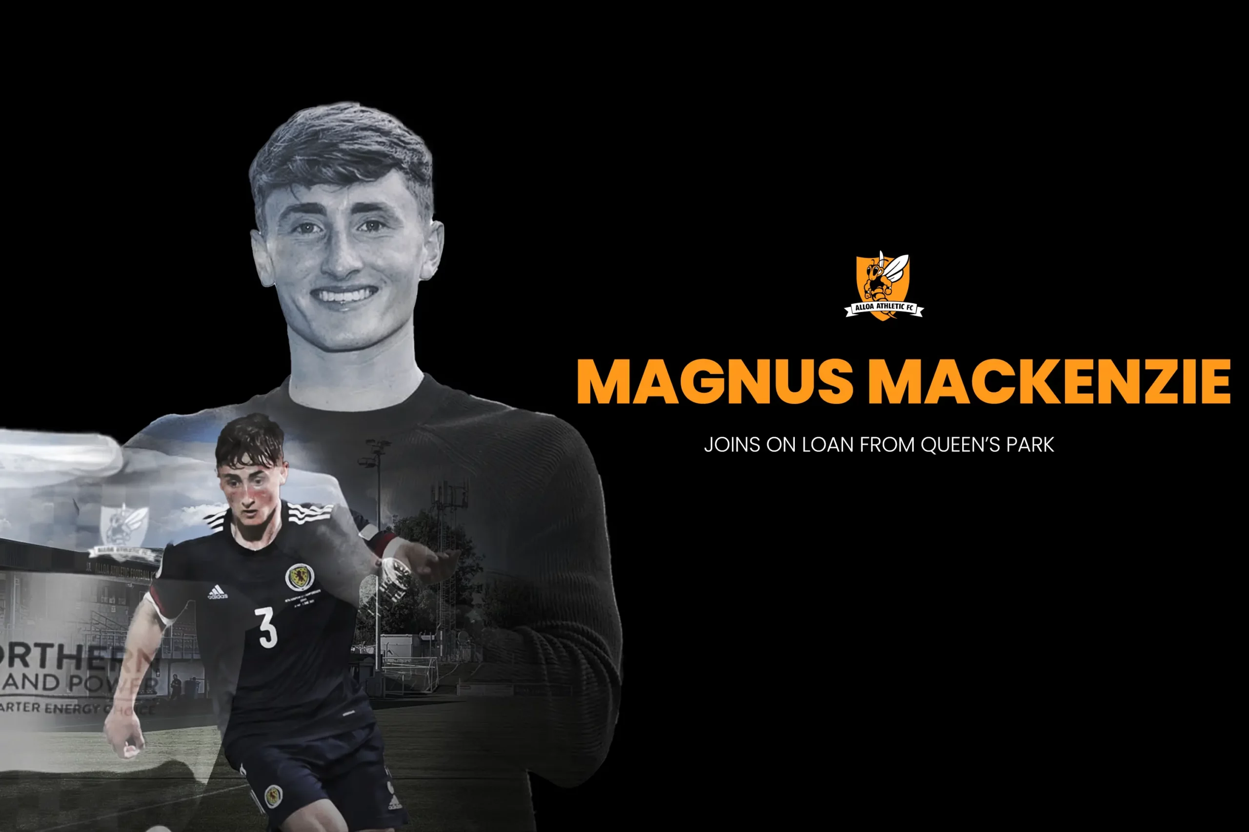 Magnus MacKenzie Joins on loan - Alloa Athletic FC